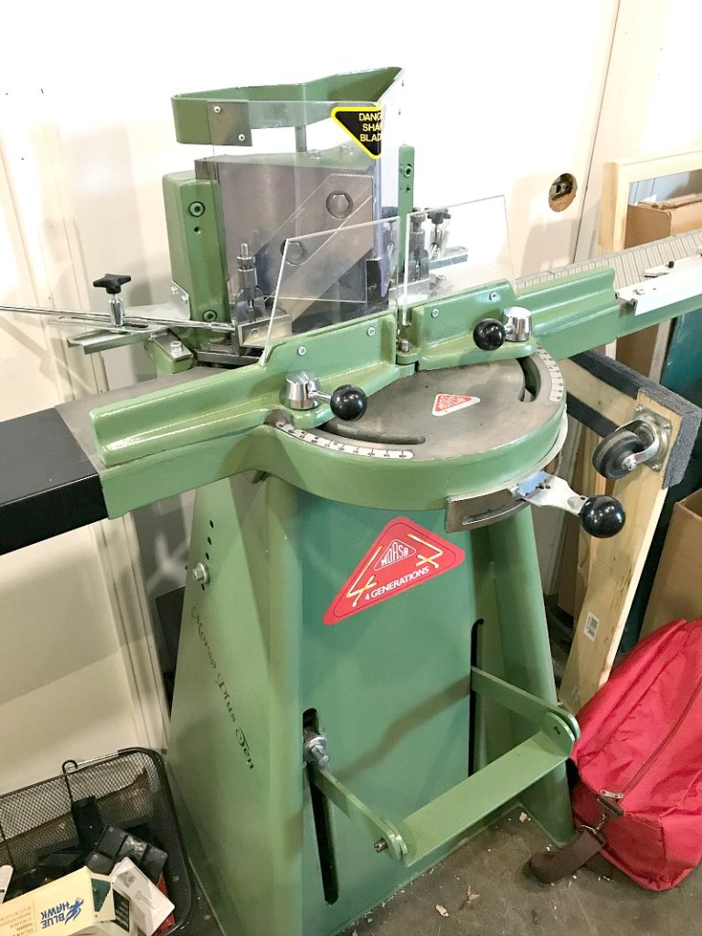 Used Morso F Deluxe Foot Operated Chopper Mitering Machine Cutter
