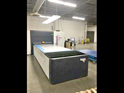 Used Inca Onset Q-40 UV Flatbed Inkjet Printer