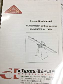 Used Hoffmann NFXL Notching Machine Picture Machinery