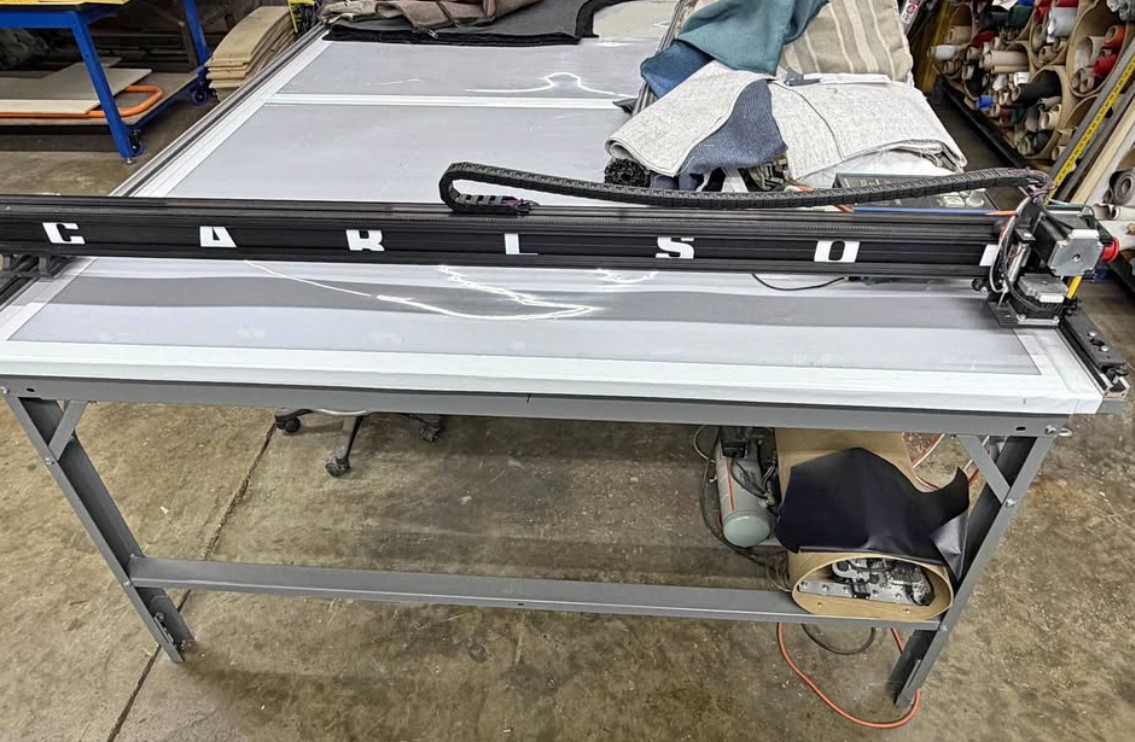 Used Carlson Design G5.2 CNC Fabric Cutter for Sale