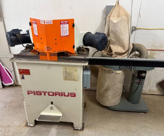 Used Pistorius EMN-12 Double Miter Saw for Sale