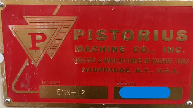 Used Pistorius EMN-12 Double Miter Saw for Sale